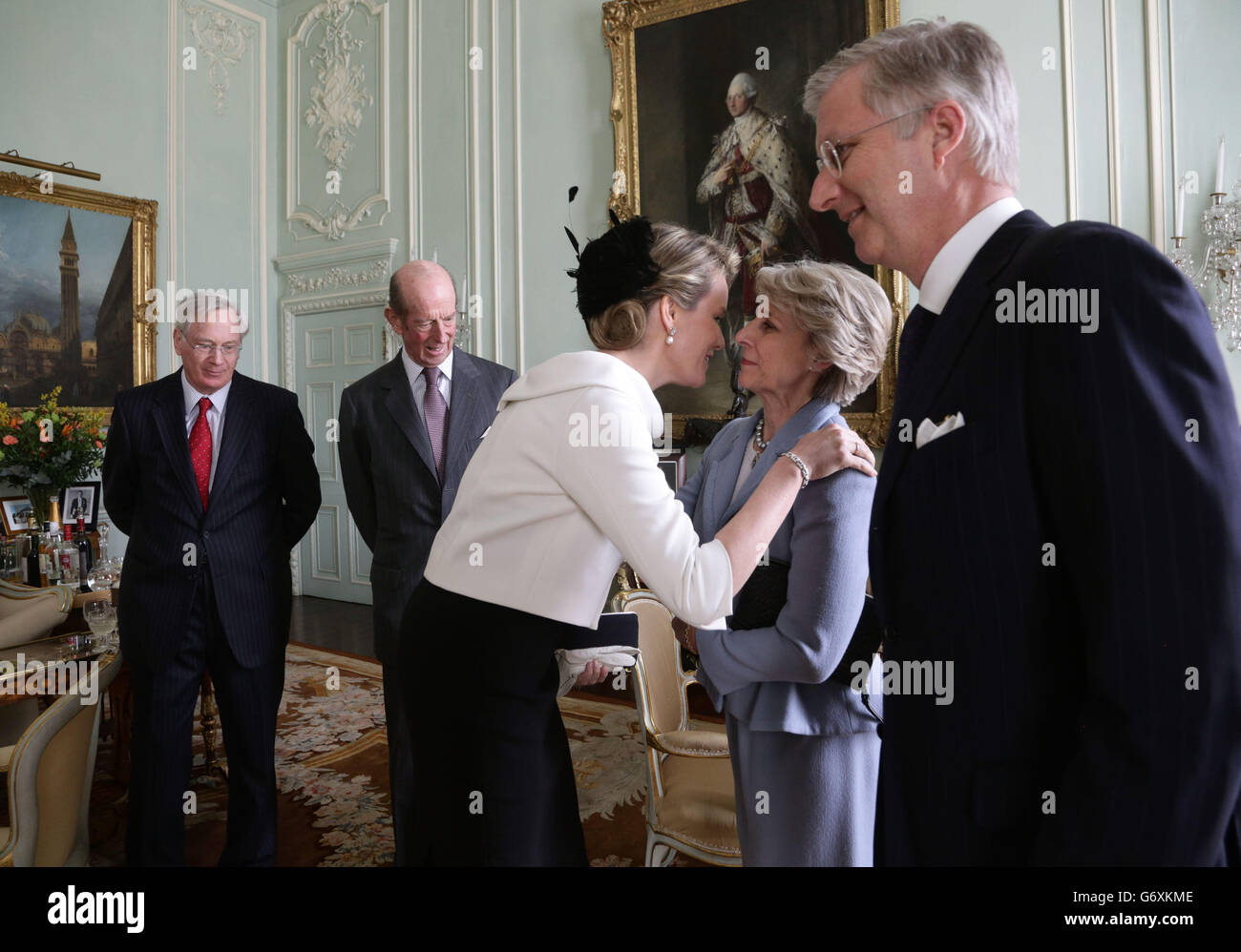 Le roi philippe reine mathilde belgique à londres Banque de ...