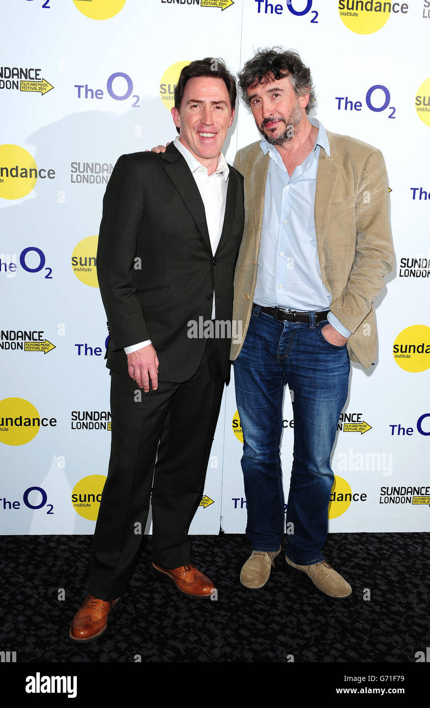 Rob Brydon et Steve Coogan assistent à la projection du film du ...