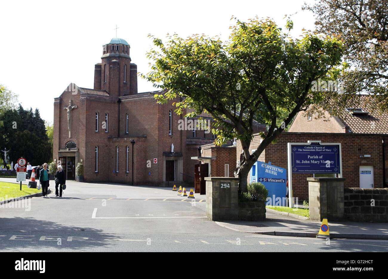 Une vue générale de l'Église catholique du coeur immaculé de Marie ...