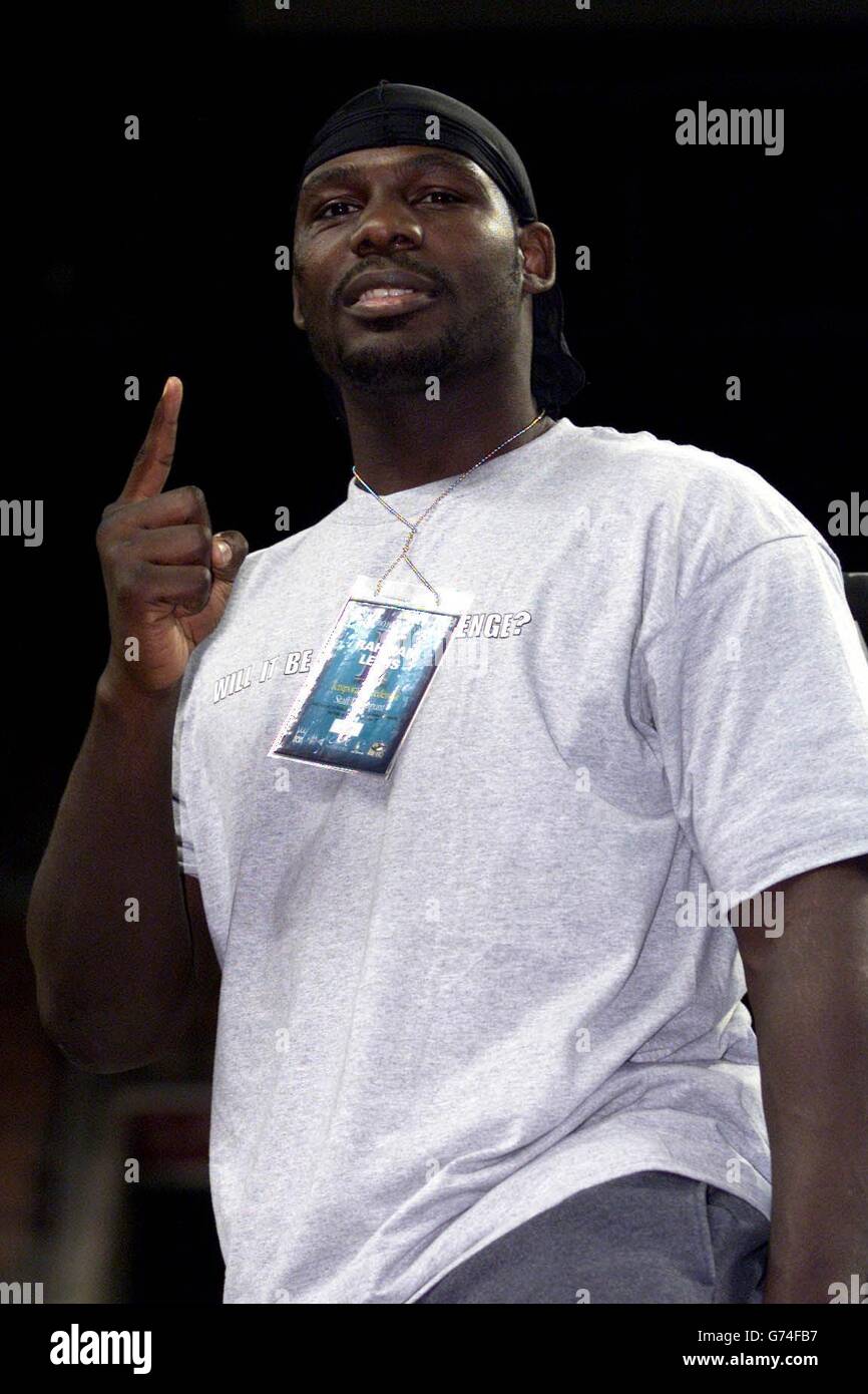 Hasim rahman, champion du monde des poids lourds Banque de ...