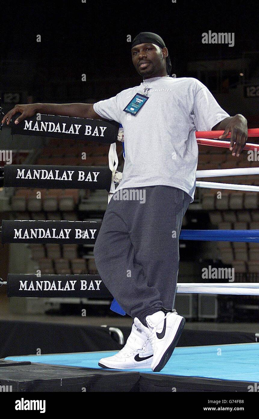 Hasim rahman, champion du monde des poids lourds Banque de ...