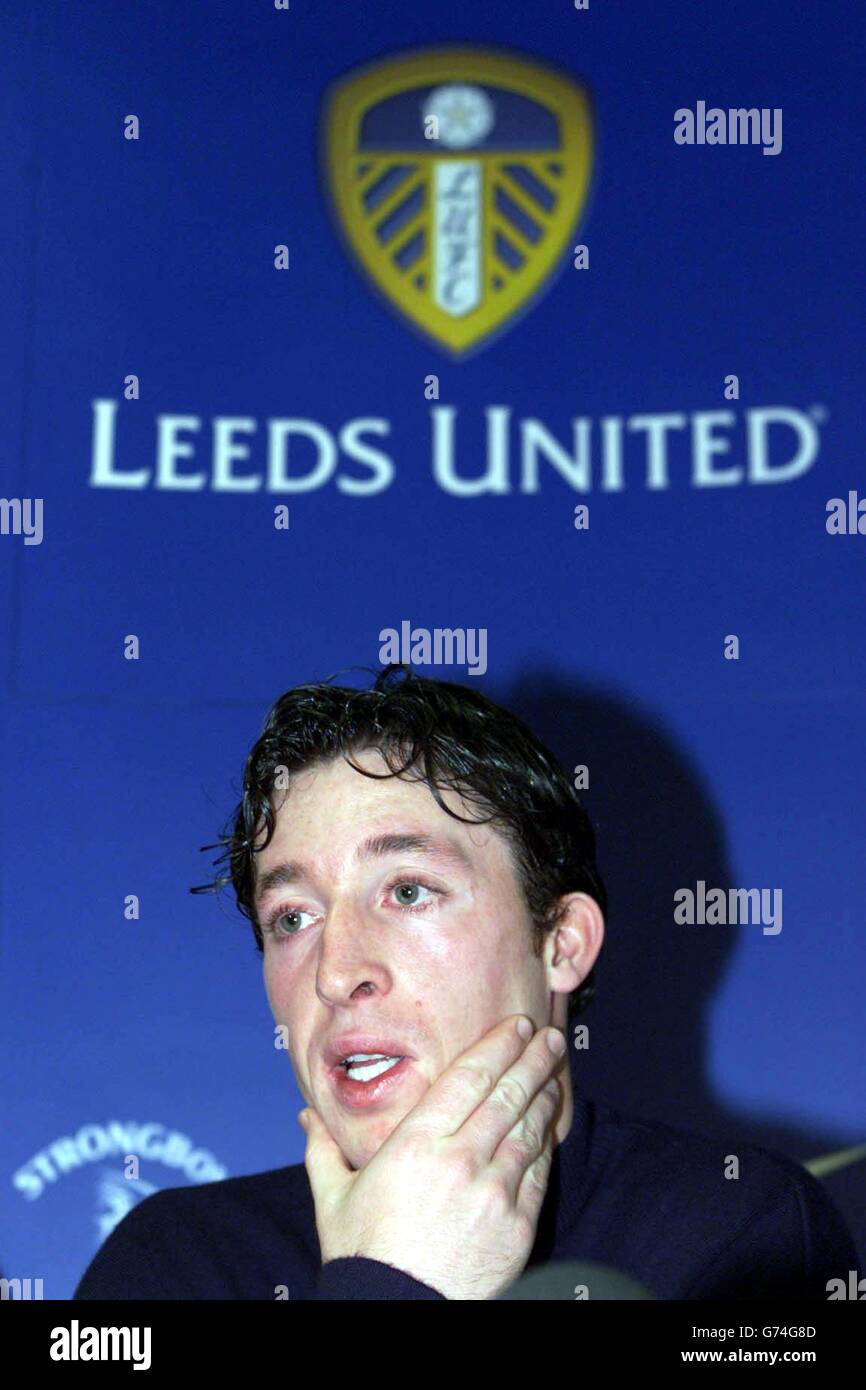 La nouvelle signature de Leeds United Robbie Fowler Photo Stock - Alamy