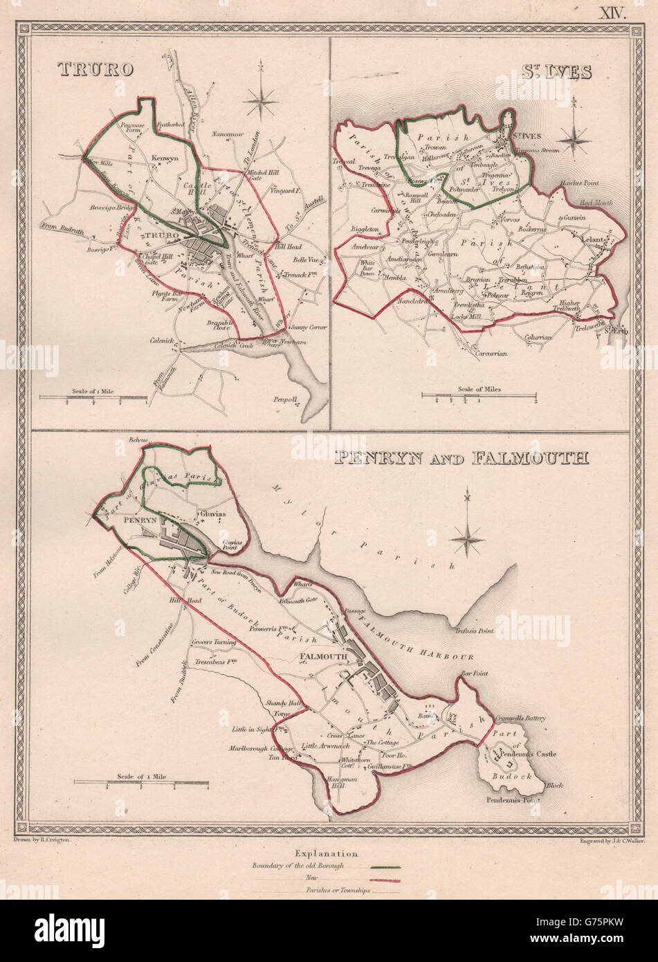 Carte de penryn Banque de photographies et d’images à haute résolution ...