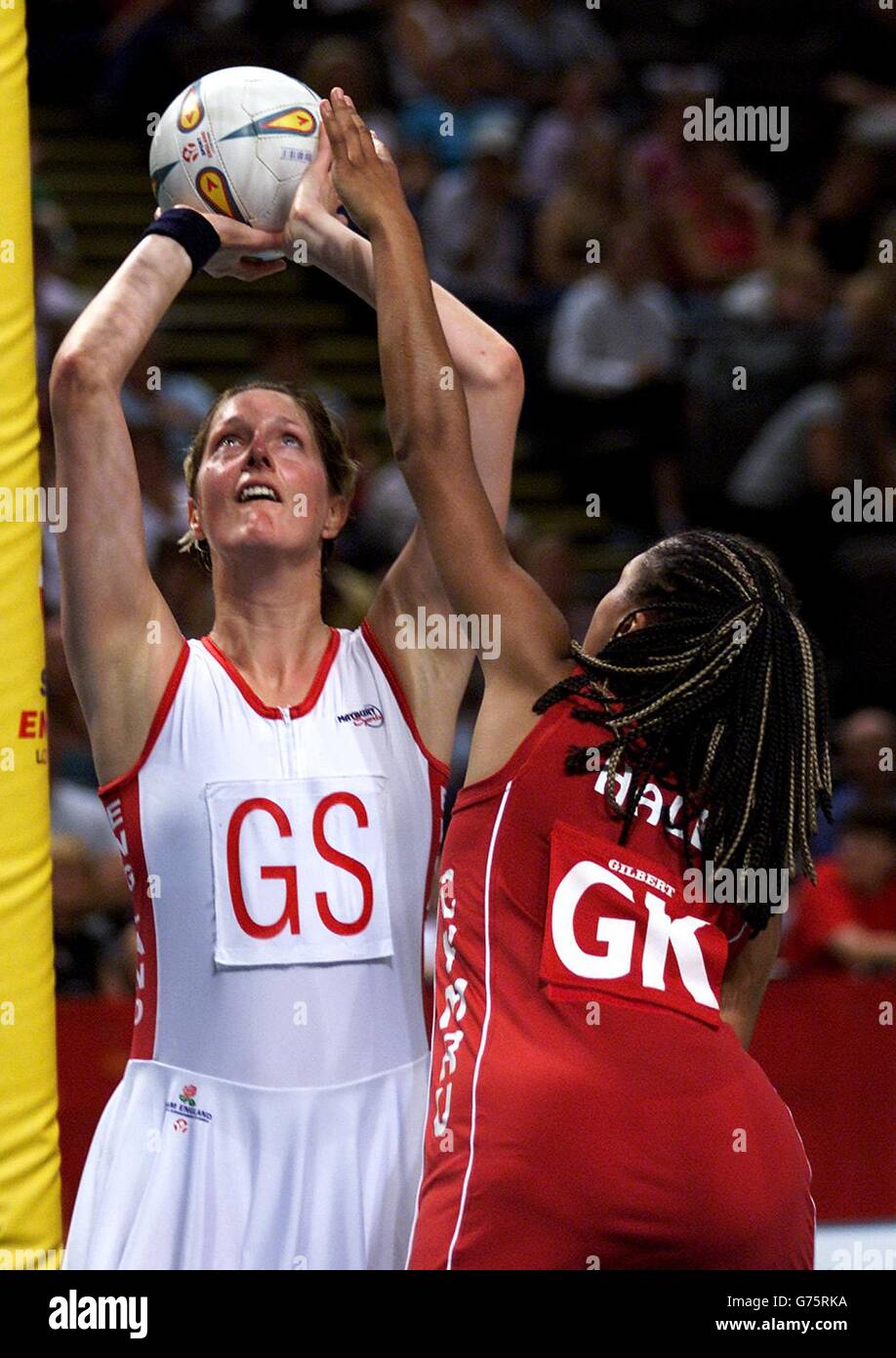 Jeu netball jeux du commonwealth manchester Banque de photographies et ...
