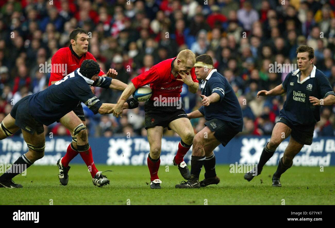 Sport rugby union six nations action stuart grimes tom shanklin Banque ...