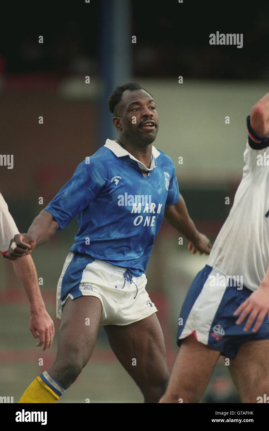 L'attaquant de la ville de birmingham john gayle Banque de ...