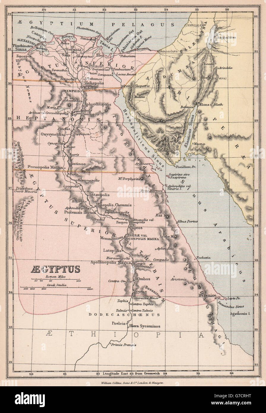 Carte de l'egypte antique Banque de photographies et d’images à haute résolution - Alamy