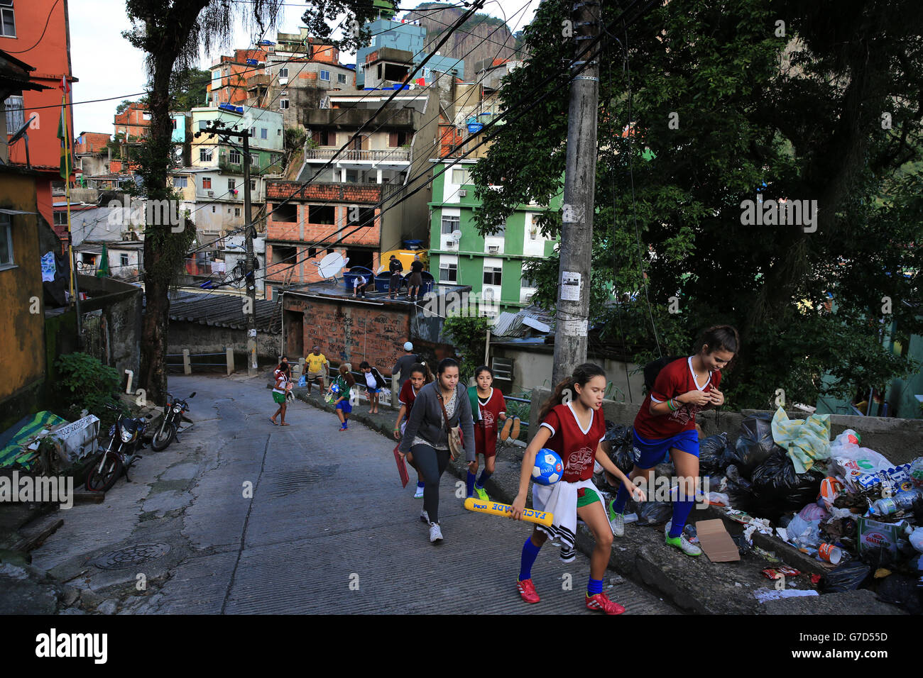 Children rio favela rocinha school Banque de photographies et d’images ...