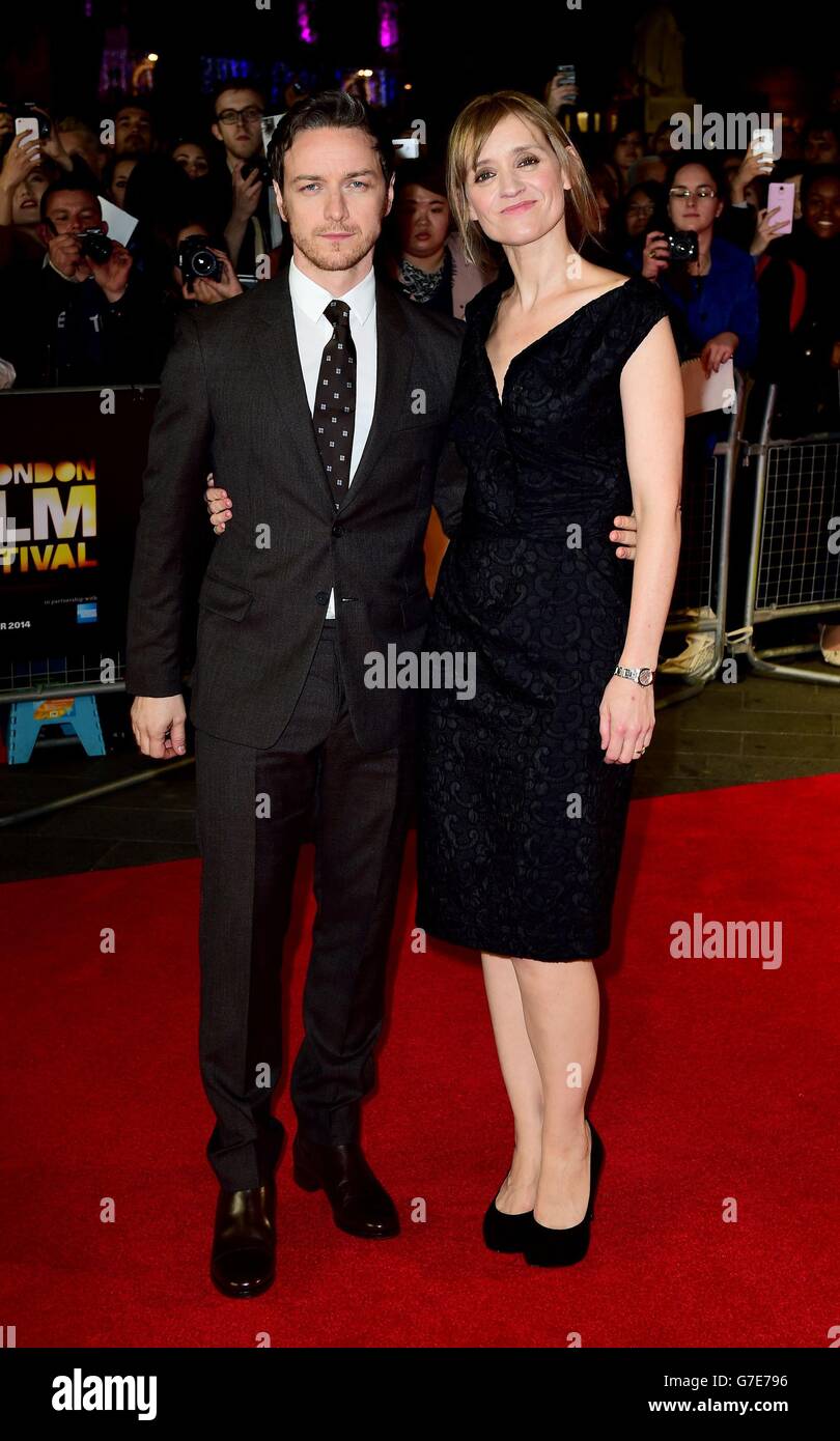 James McAvoy et Anne-Marie Duff assistent à la première du nouveau film ...