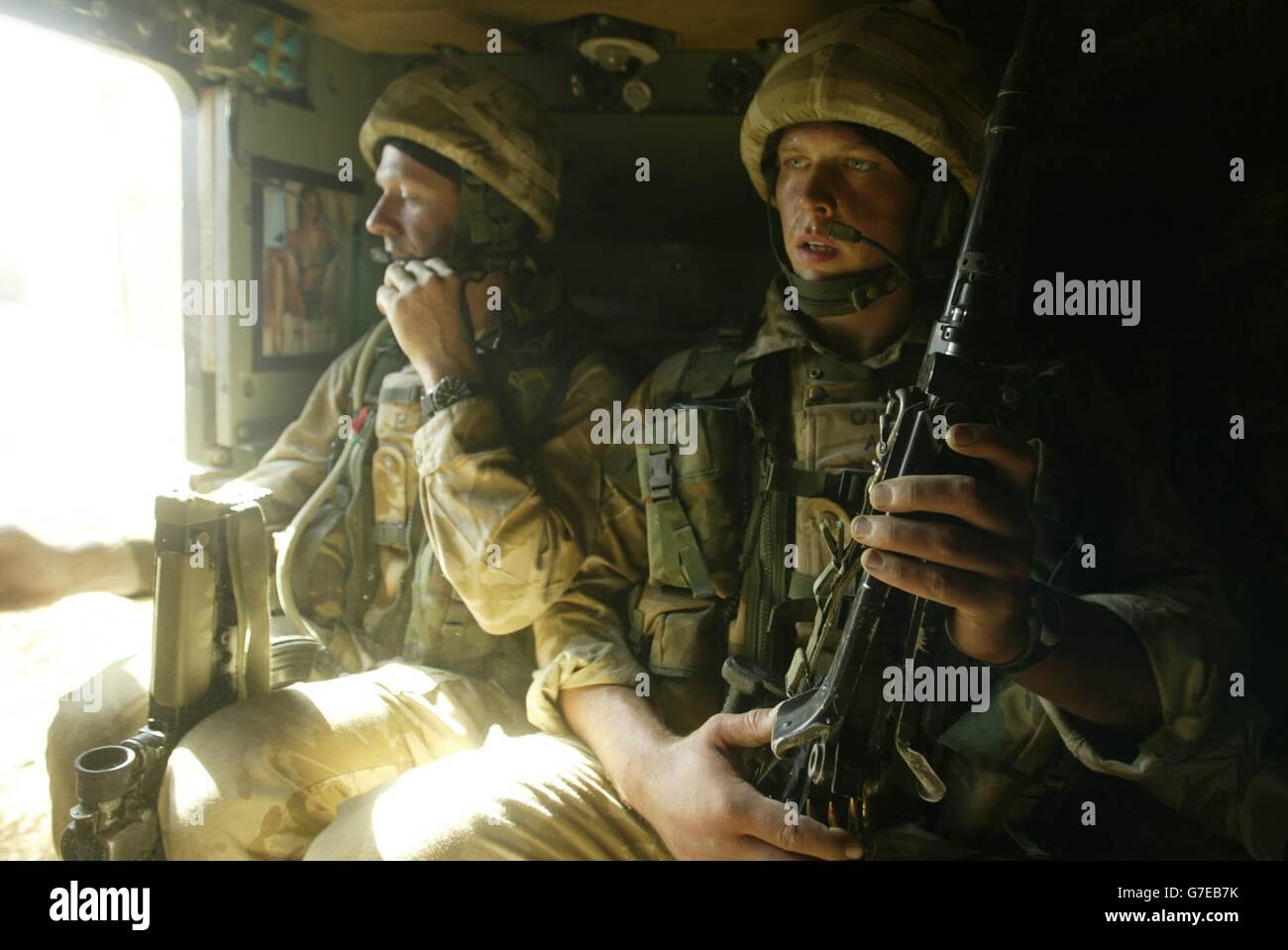 Y compris les royal marines de 40 commandos Banque de photographies et d’images à haute ...