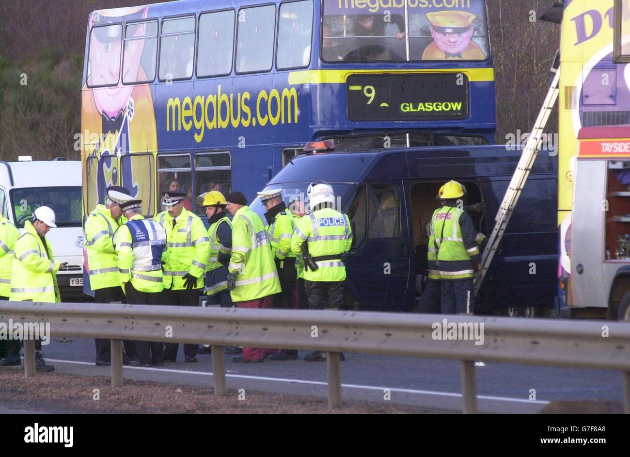 Accident de bus gateside angus Banque de photographies et d’images à ...