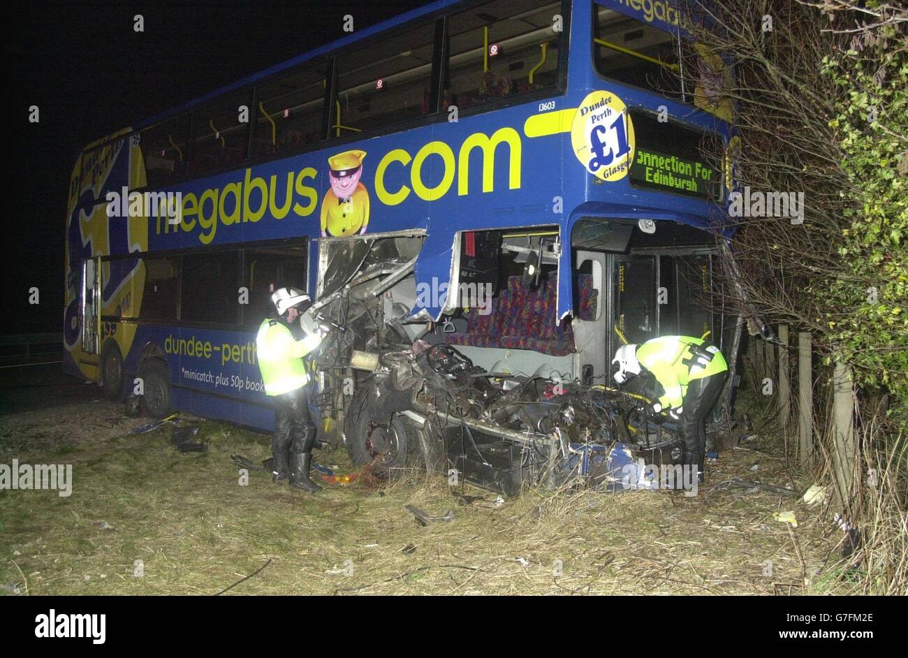 Accident De Bus Gateside Angus Banque d'image et photos - Alamy