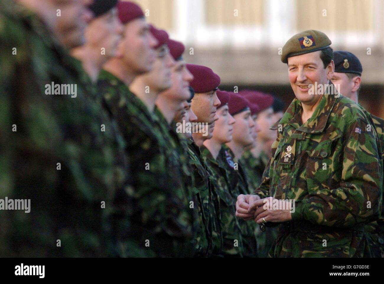 Major général Sebastian Roberts le commandant de l'Armée pour le ...