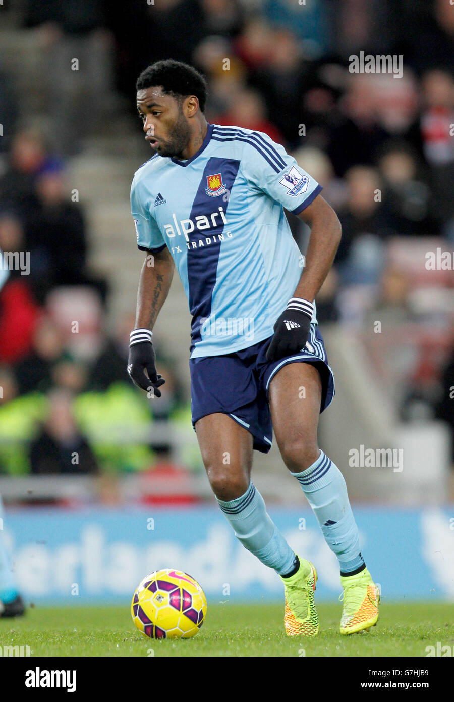 Alexandre Song de West Ham United lors du match de la Barclays Premier ...
