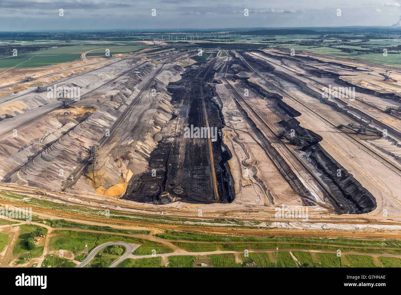 Lignite mining garzweiler i Banque de photographies et d’images à haute ...