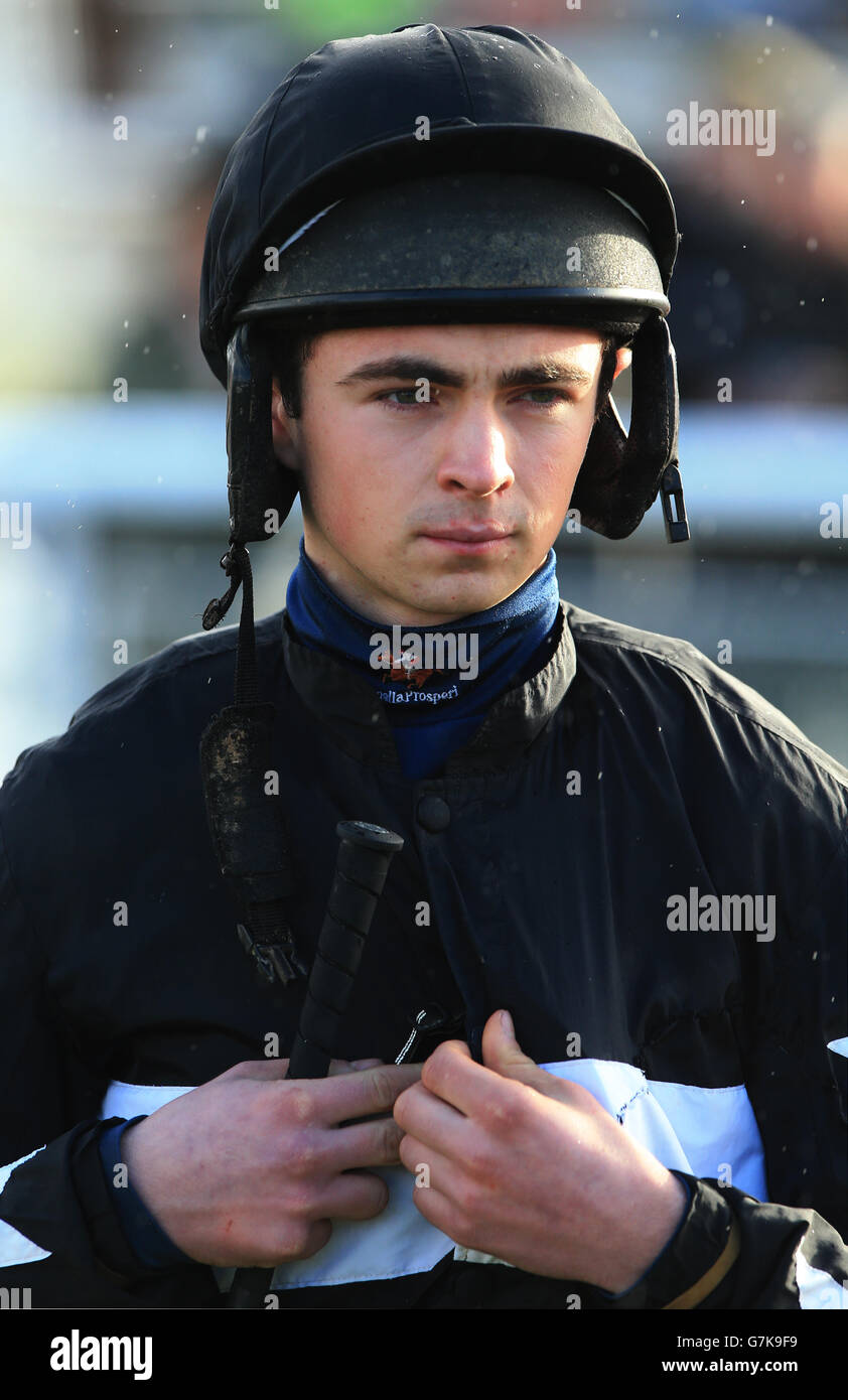 Jockey connor orr at ludlow racecourse Banque de photographies et d ...