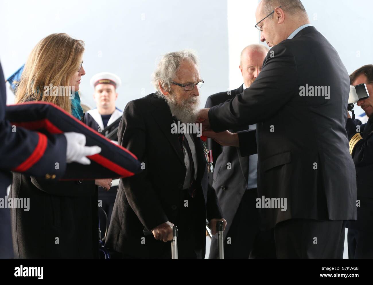 Michael d'Alton, 93 ans, l'un des derniers vétérans irlandais ...