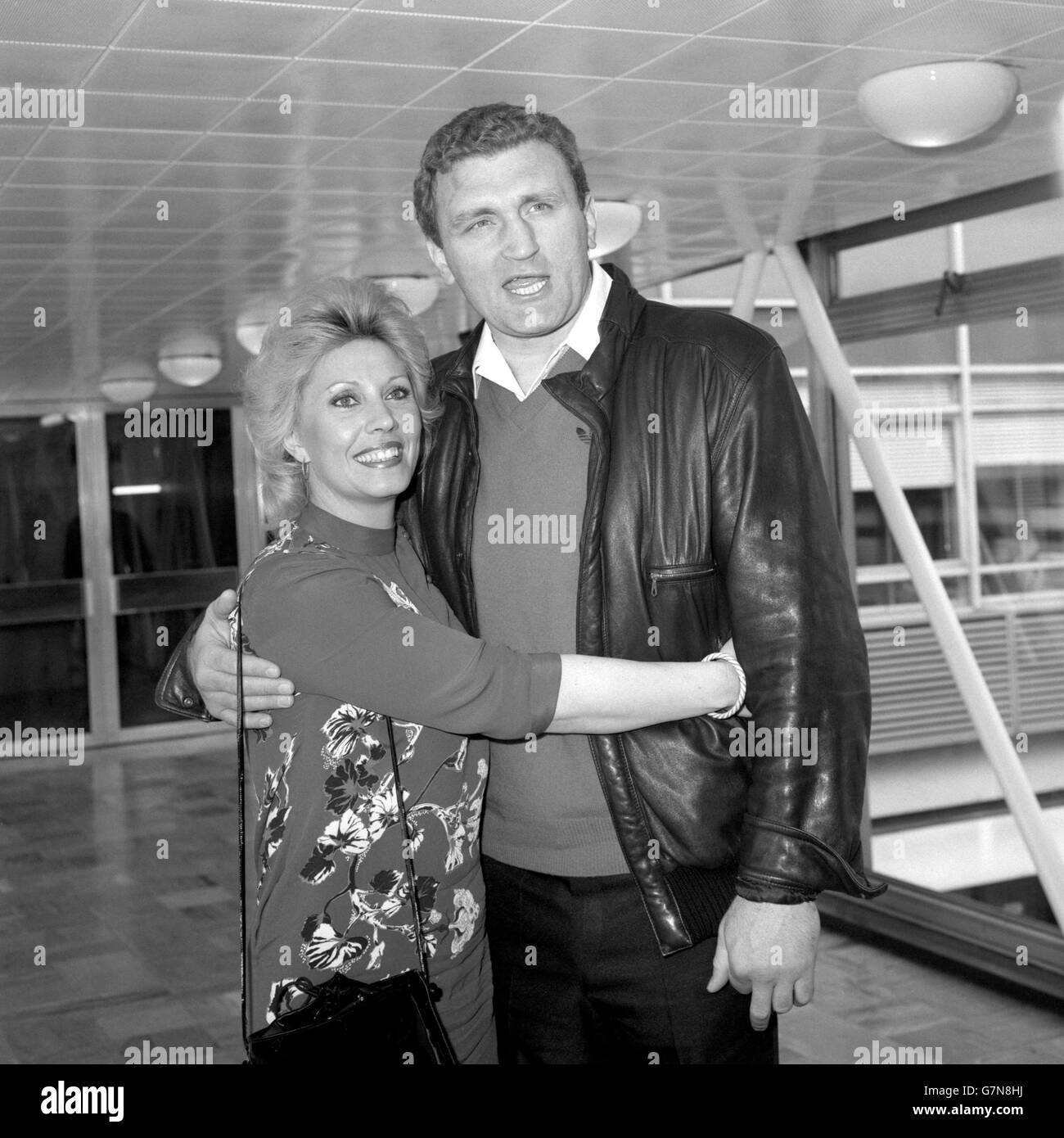 Avec sa femme marlene Banque de photographies et d’images à haute ...