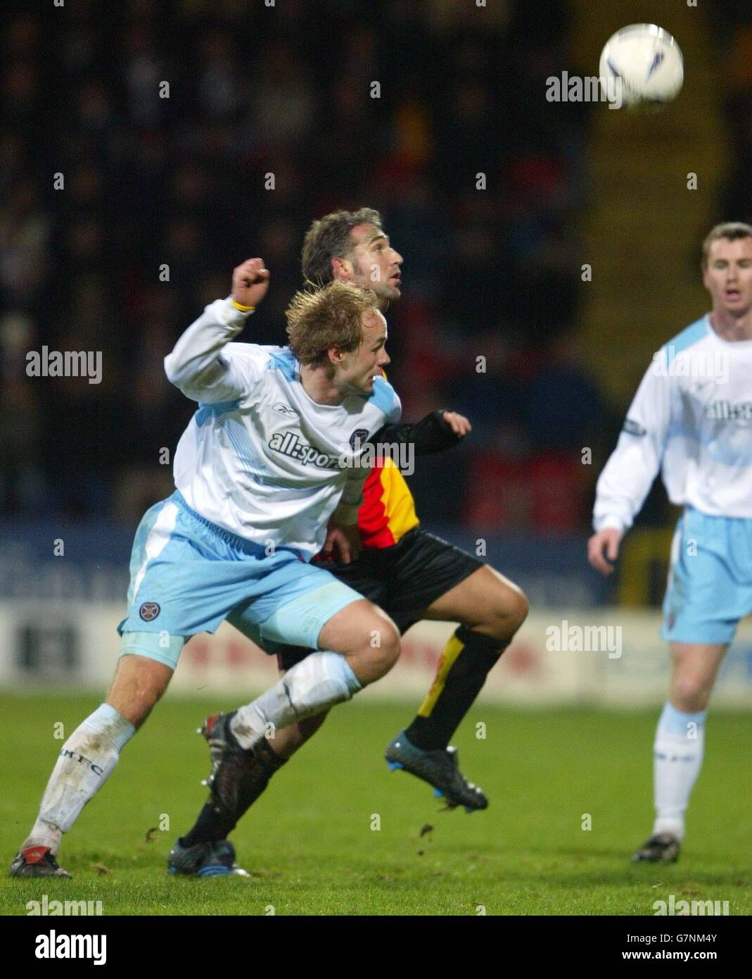 Neil macfarlane des coeurs batailles blanches avec juan escalas Banque ...