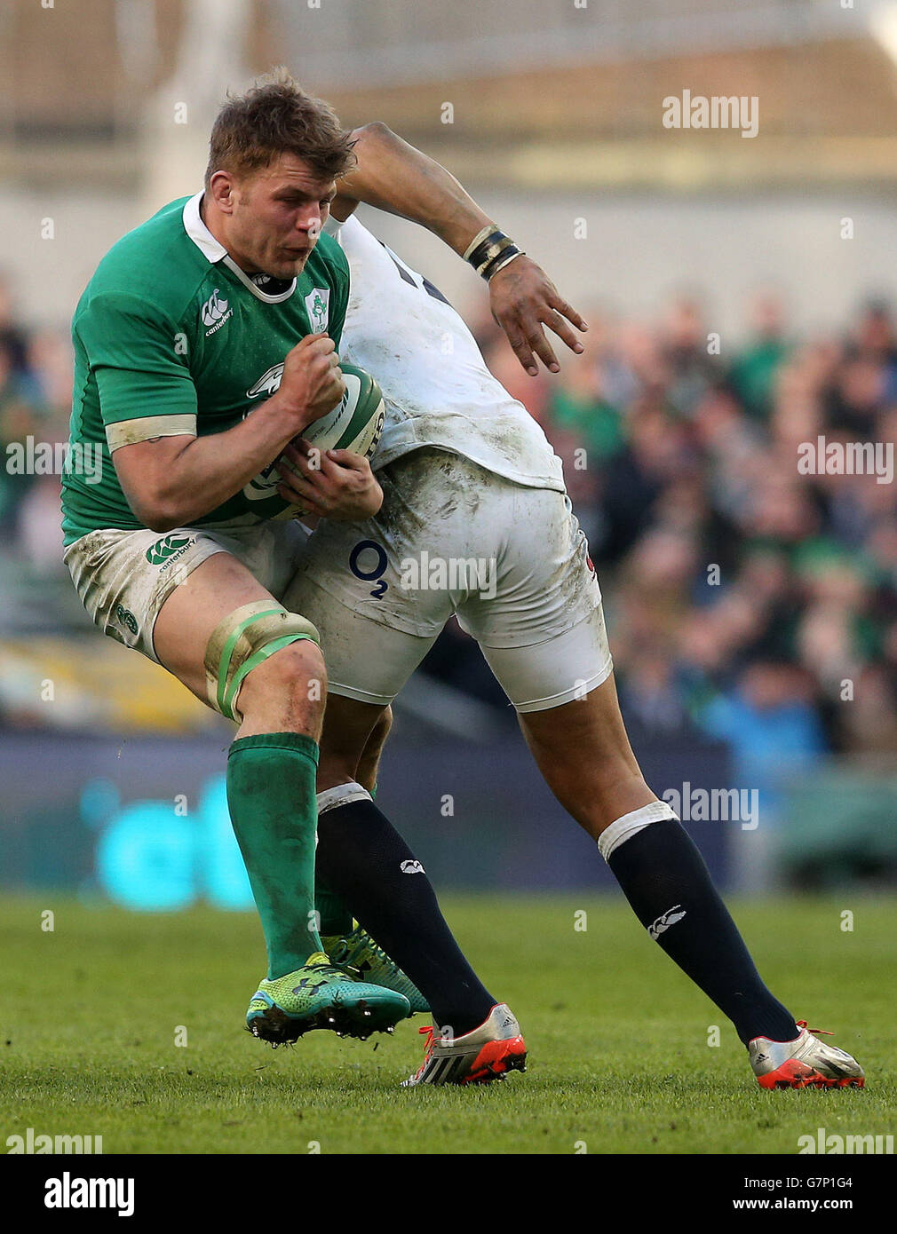 Irelands jordi murphy pendant le match des nations au stade aviva ...