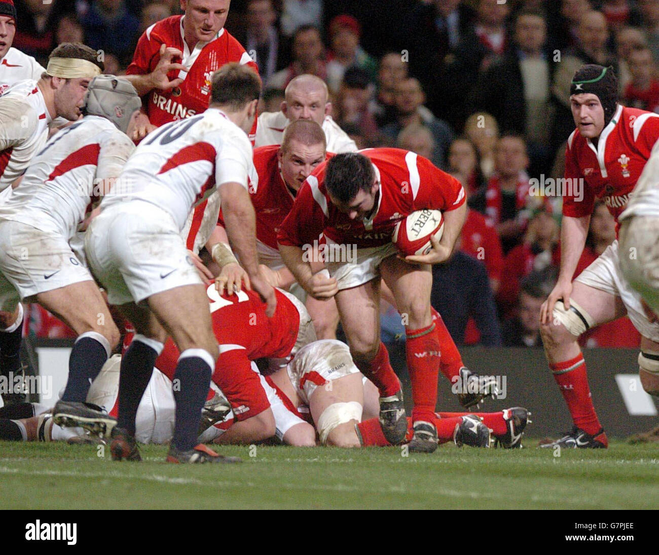 Sport rugby union action mefin davies Banque de photographies et d’images à haute résolution - Alamy
