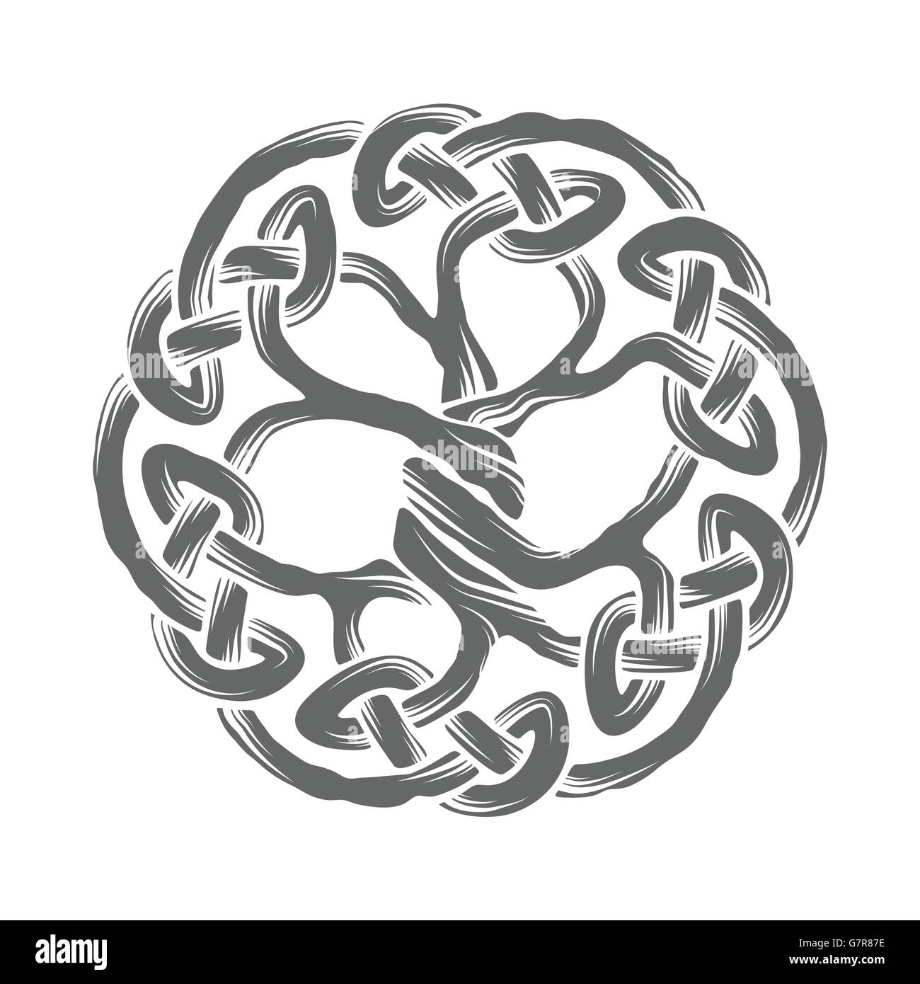Illustration de l'arbre de vie celtique, vector illustration Image ...