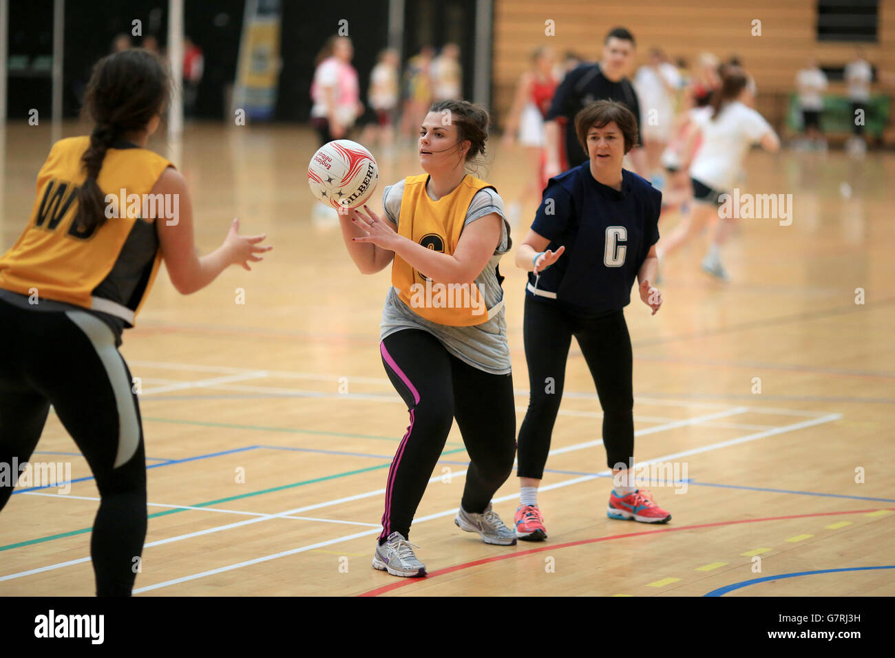 Netball - Netball dans la ville - Copper Box Arena.Images de l ...