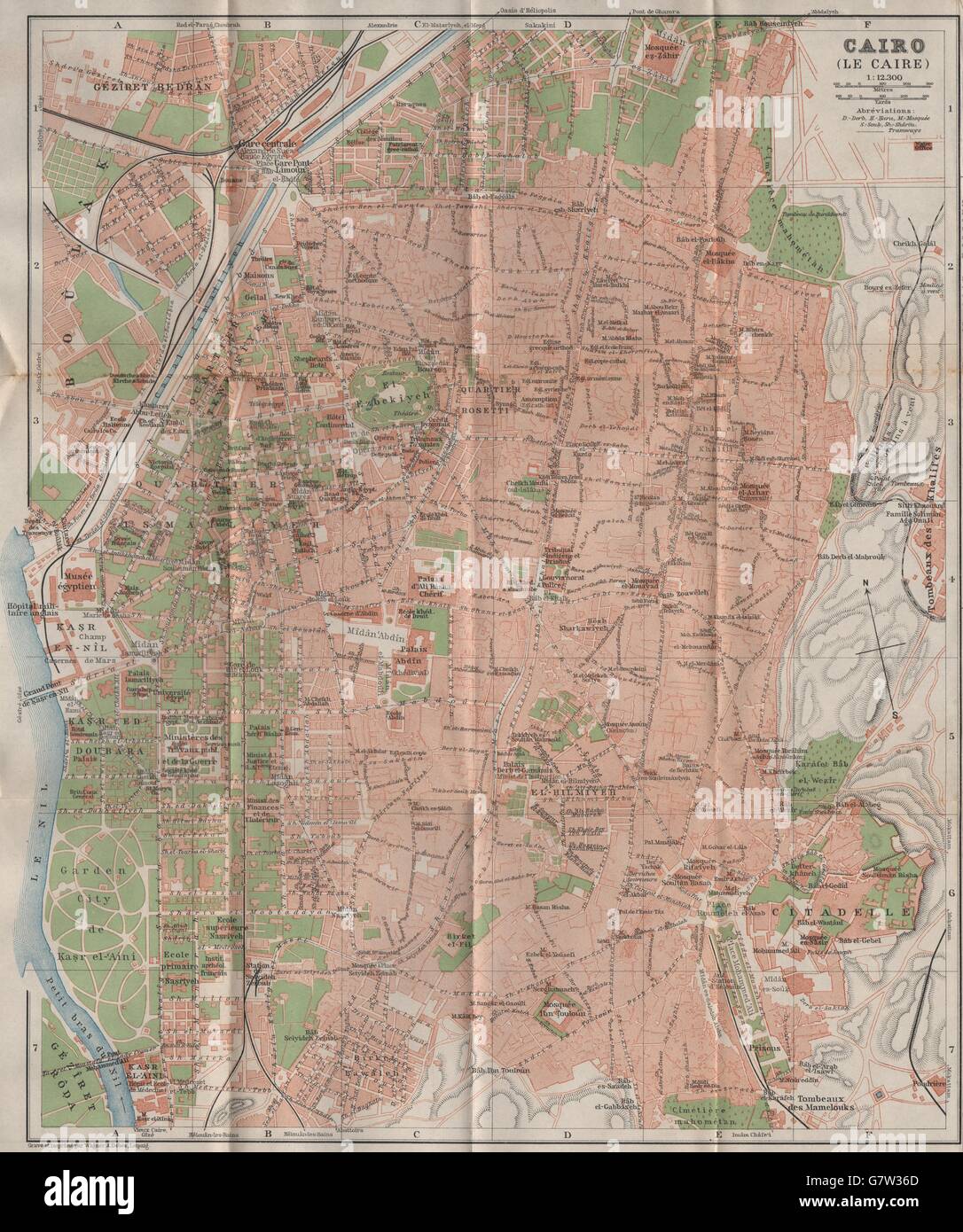 Carte ville le caire Banque de photographies et d’images à haute ...