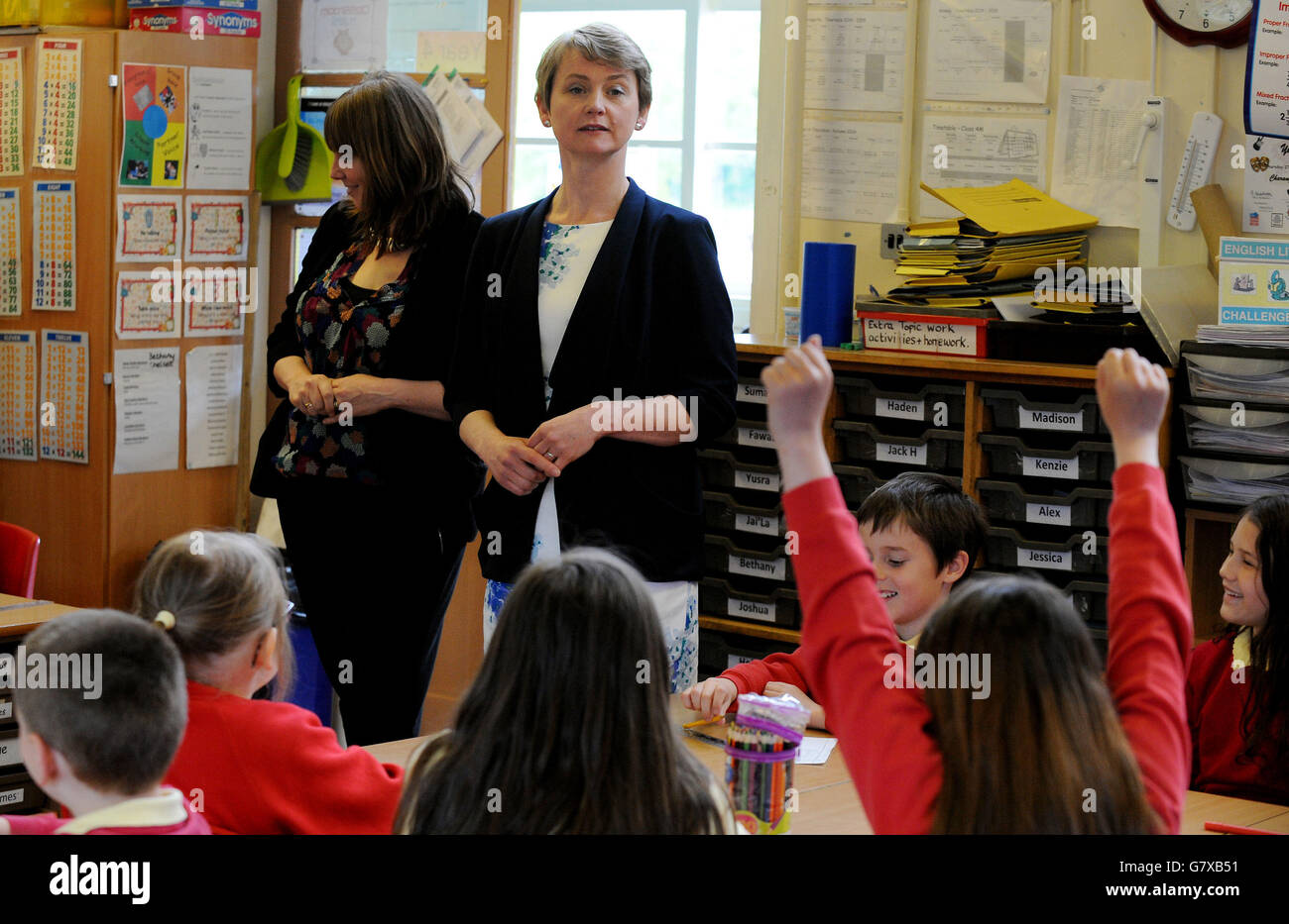 During a visit to stanville primary school Banque de photographies et d ...