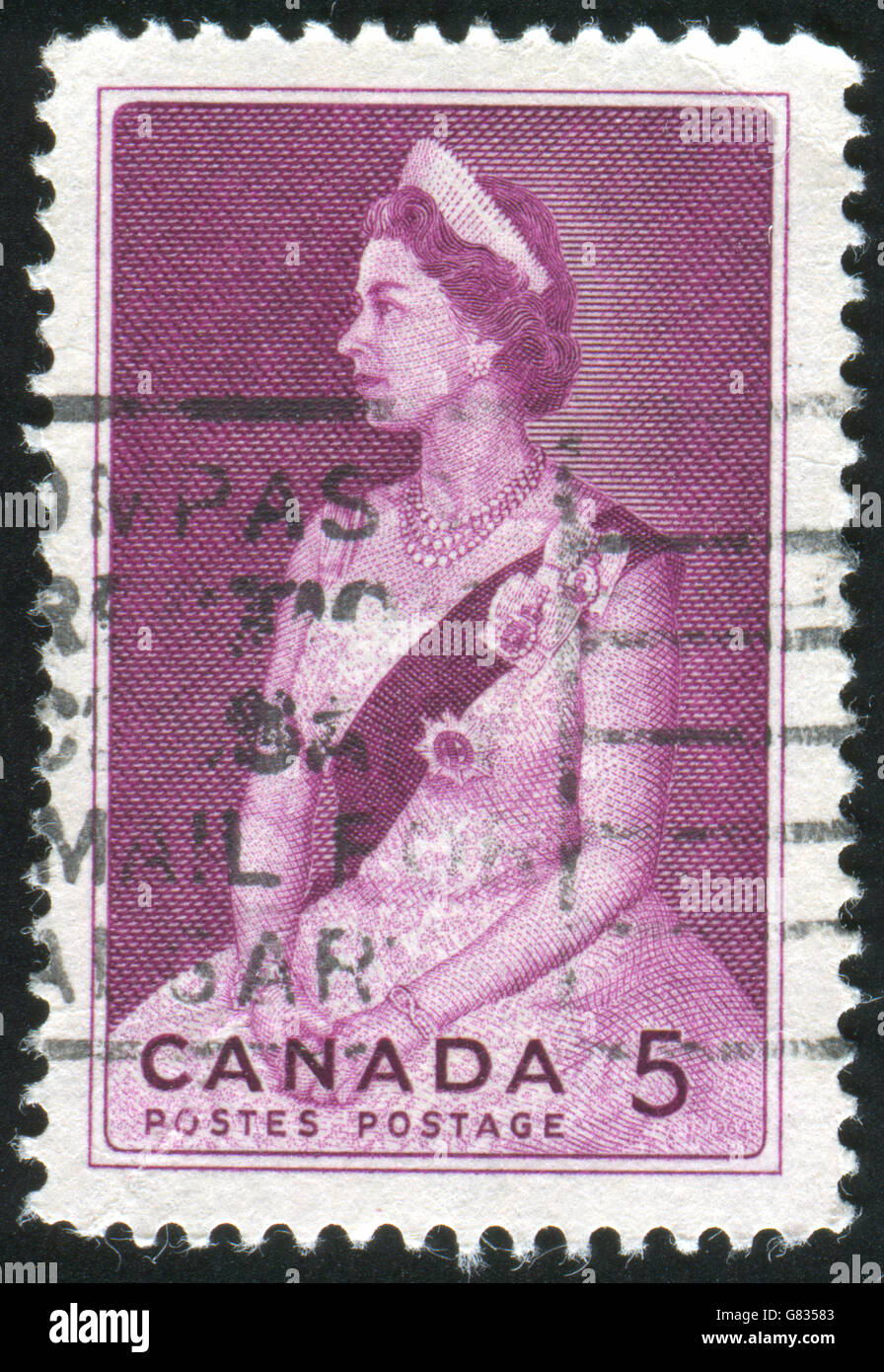 Postage stamp canada elizabeth Banque de photographies et d’images à ...