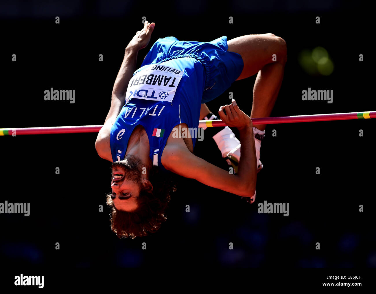 Saut en hauteur gianmarco tamberi Banque de photographies et d’images à ...