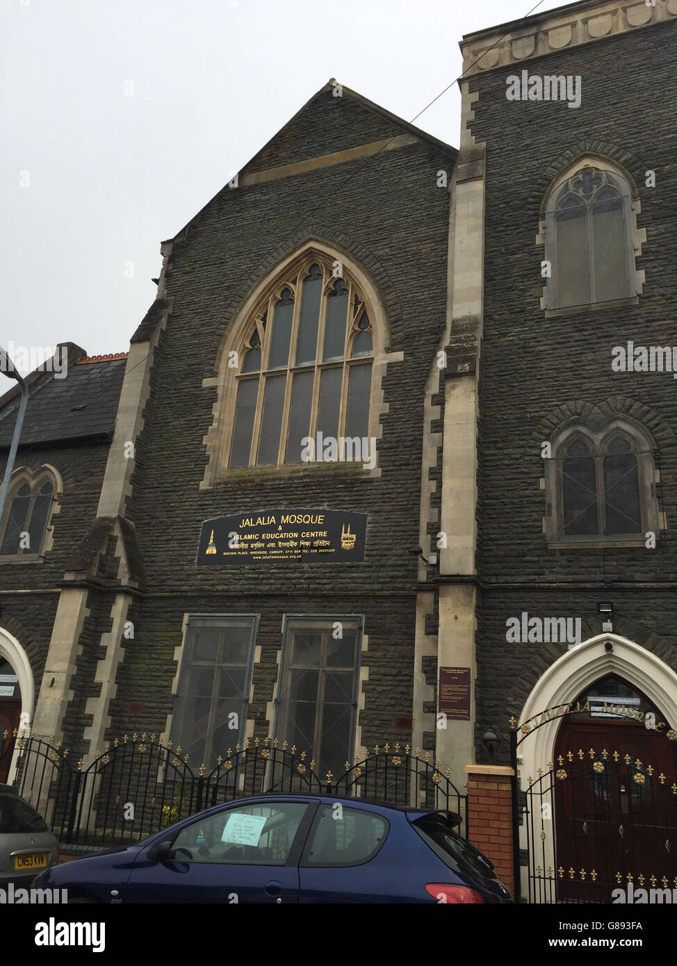 La mosquée de la Jamaïque, à Riverside, Cardiff, où des membres de la ...