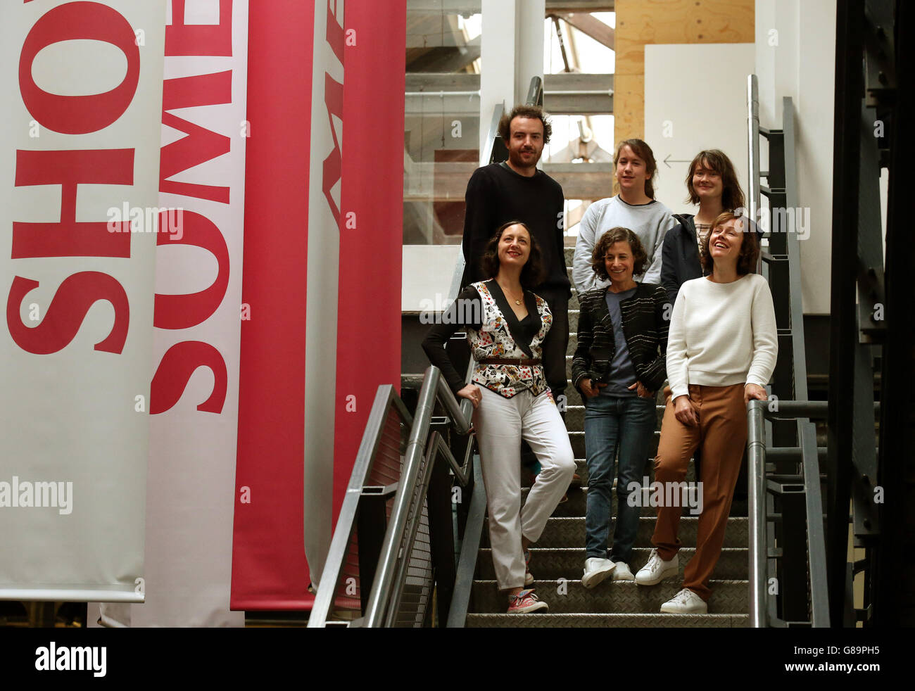 Prix Turner 2015 nominés (première rangée gauche-droite) Bonnie Camplin ...