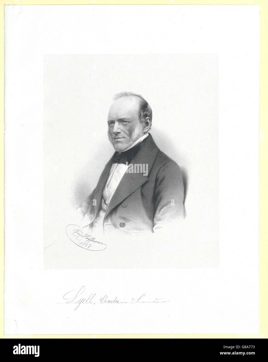 Portrait de charles lyell Banque de photographies et d’images à haute ...