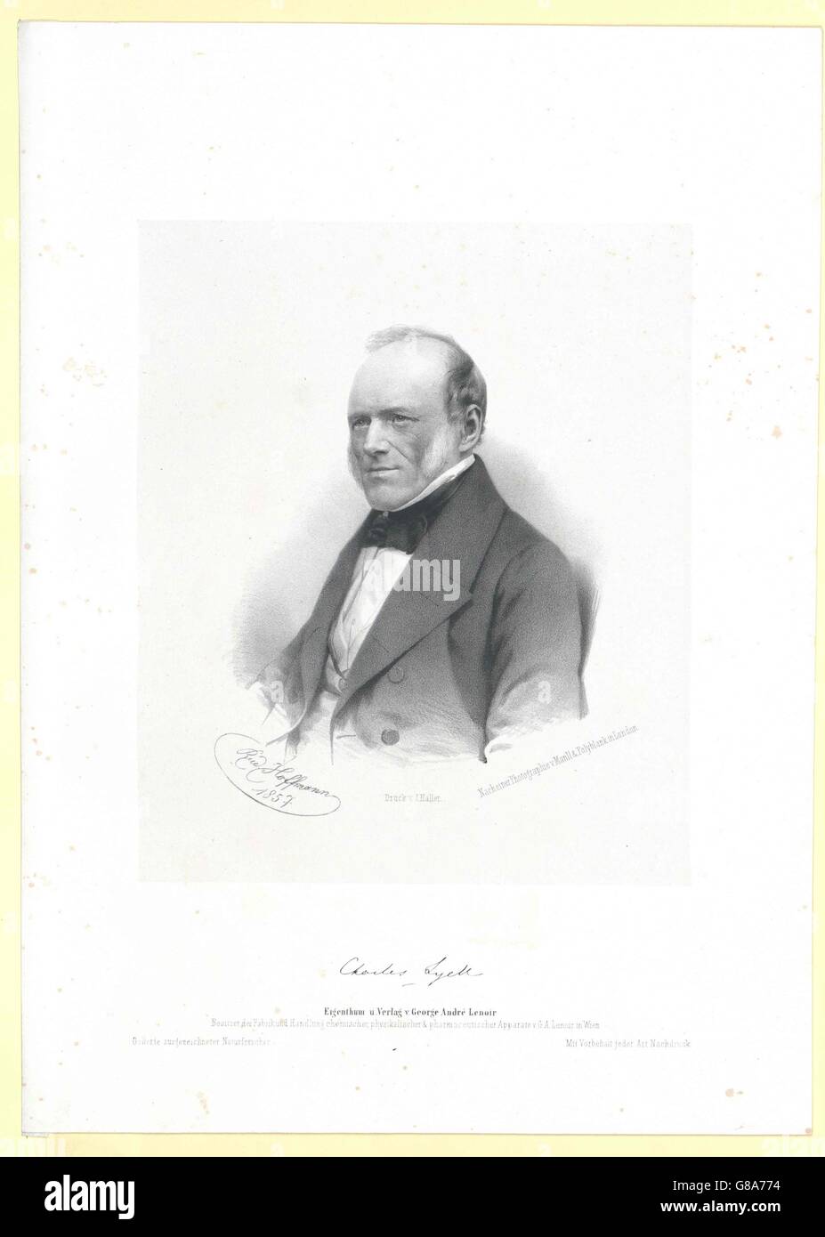 Portrait de charles lyell Banque de photographies et d’images à haute ...
