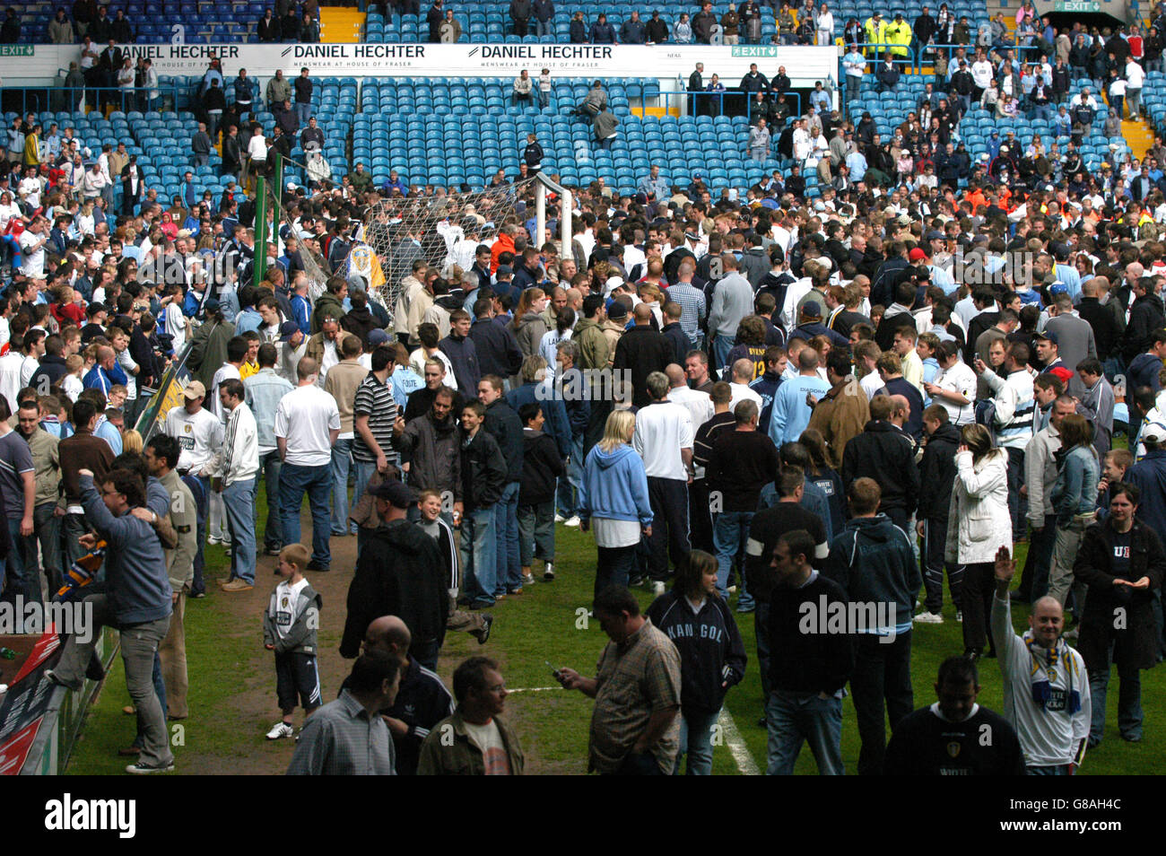 Sport football action stock fans supporters pitch invasion hooligans ...