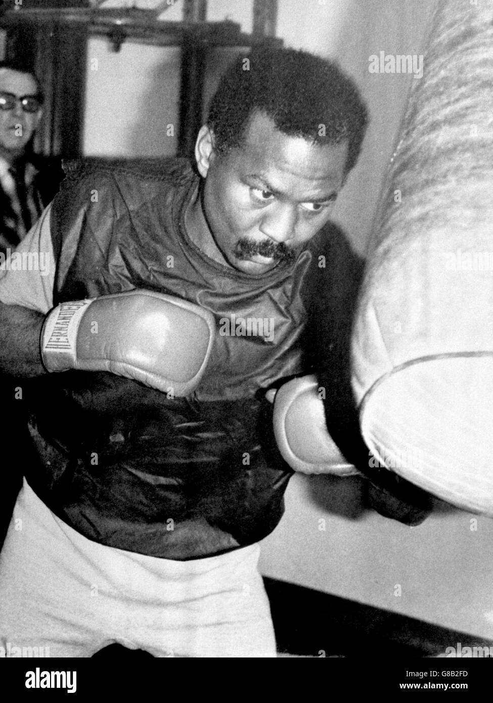 Combat de combat de boxeur gant tarining Banque de photographies et d ...