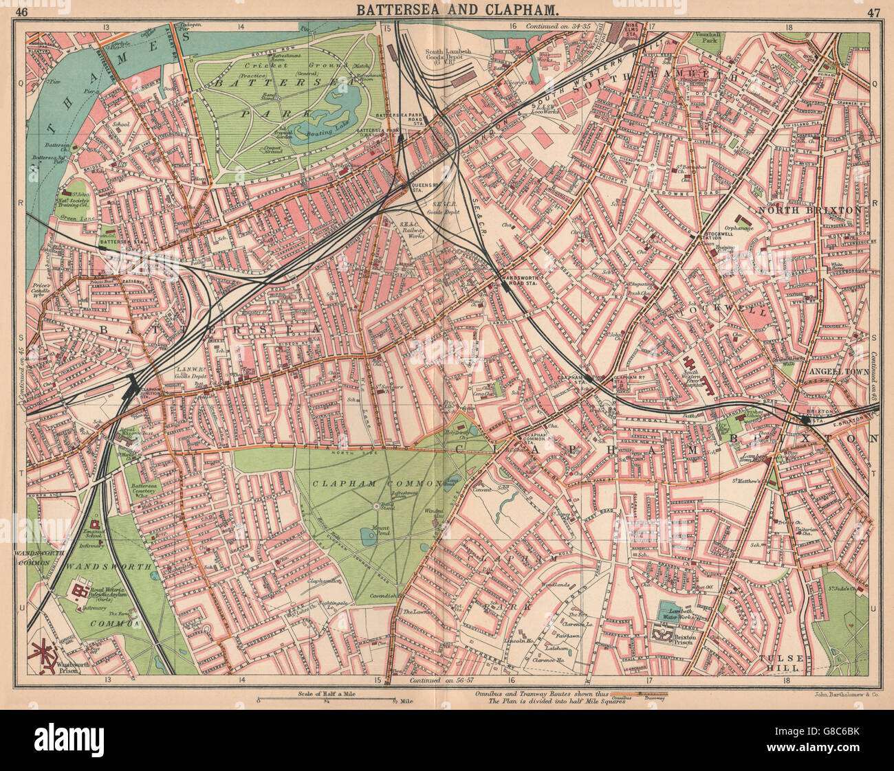 Antique london bus map Banque de photographies et d’images à haute ...