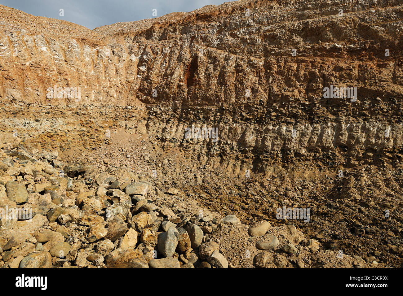 Alluvial diamond layers Banque de photographies et d’images à haute ...
