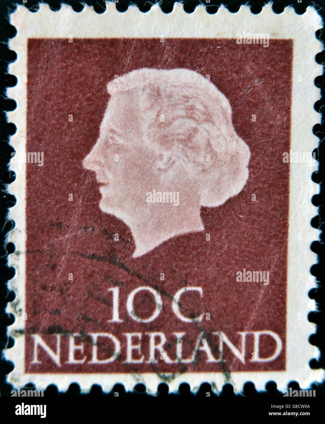 HOLLAND - circa 1964 : timbre imprimé aux Pays-Bas montre image de la ...