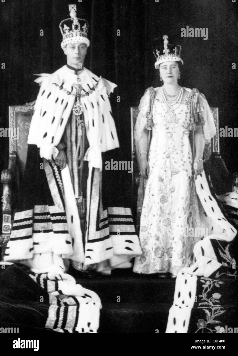 Couronnement du roi George VI - Londres Photo Stock - Alamy