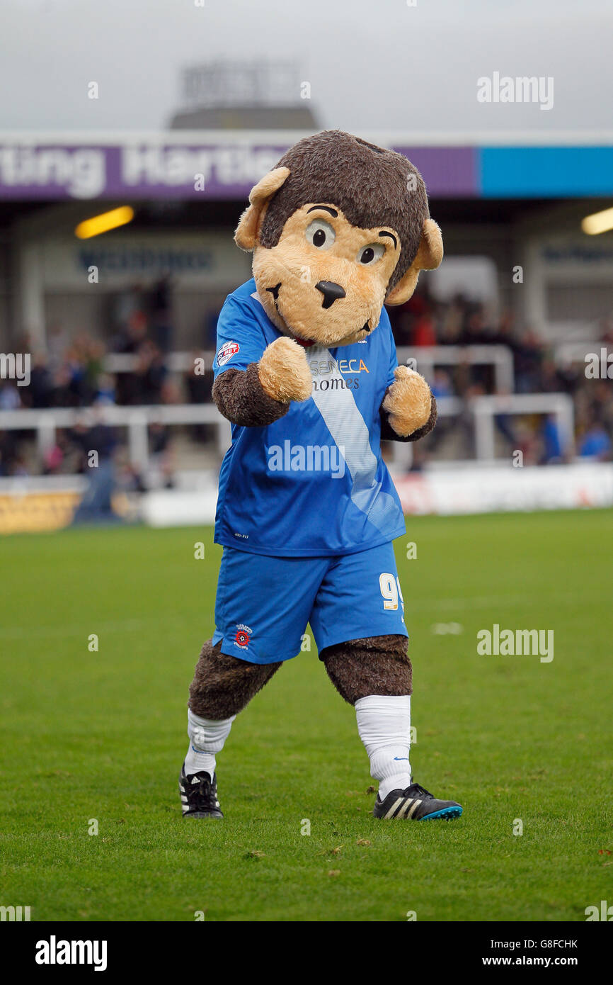 Hangus le singe hartlepool united mascot Banque de photographies et d ...