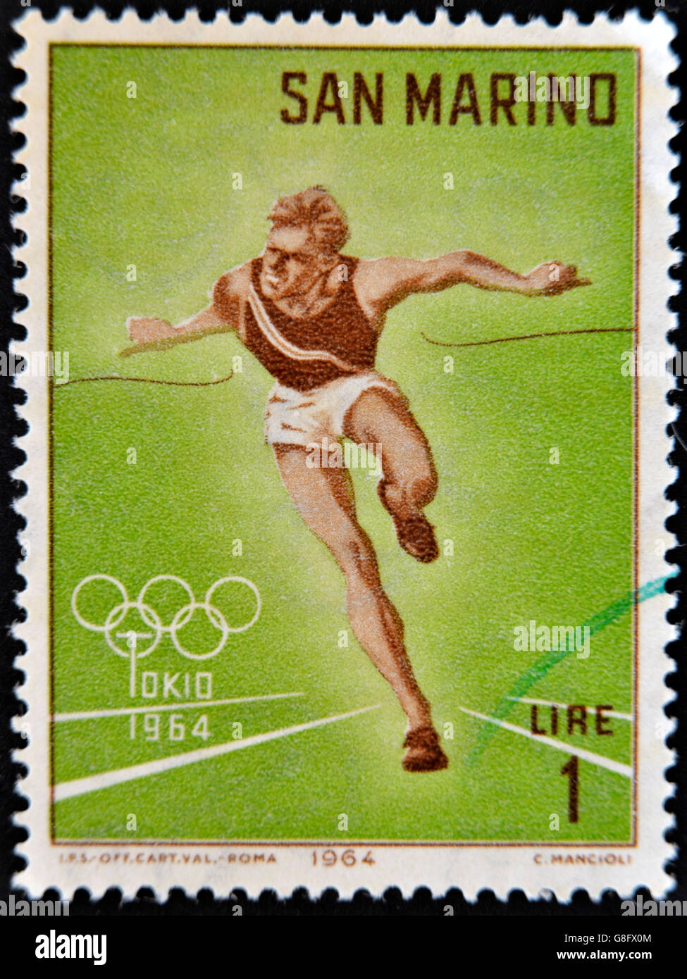 San marino circa 1964 stamp Banque de photographies et d’images à haute ...