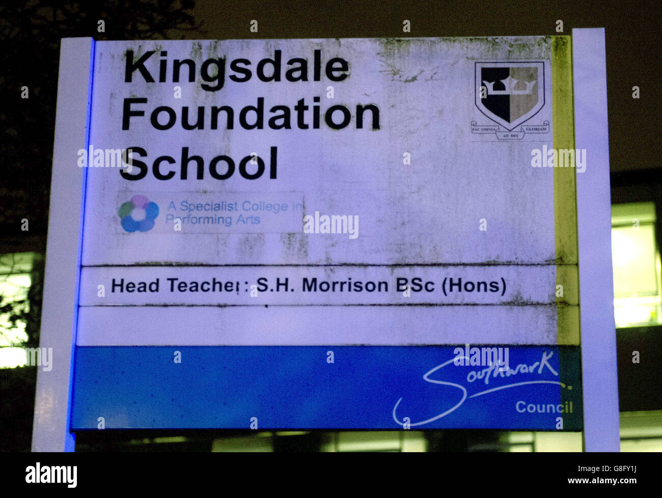 Kingsdale foundation school in dulwich Banque de photographies et d ...