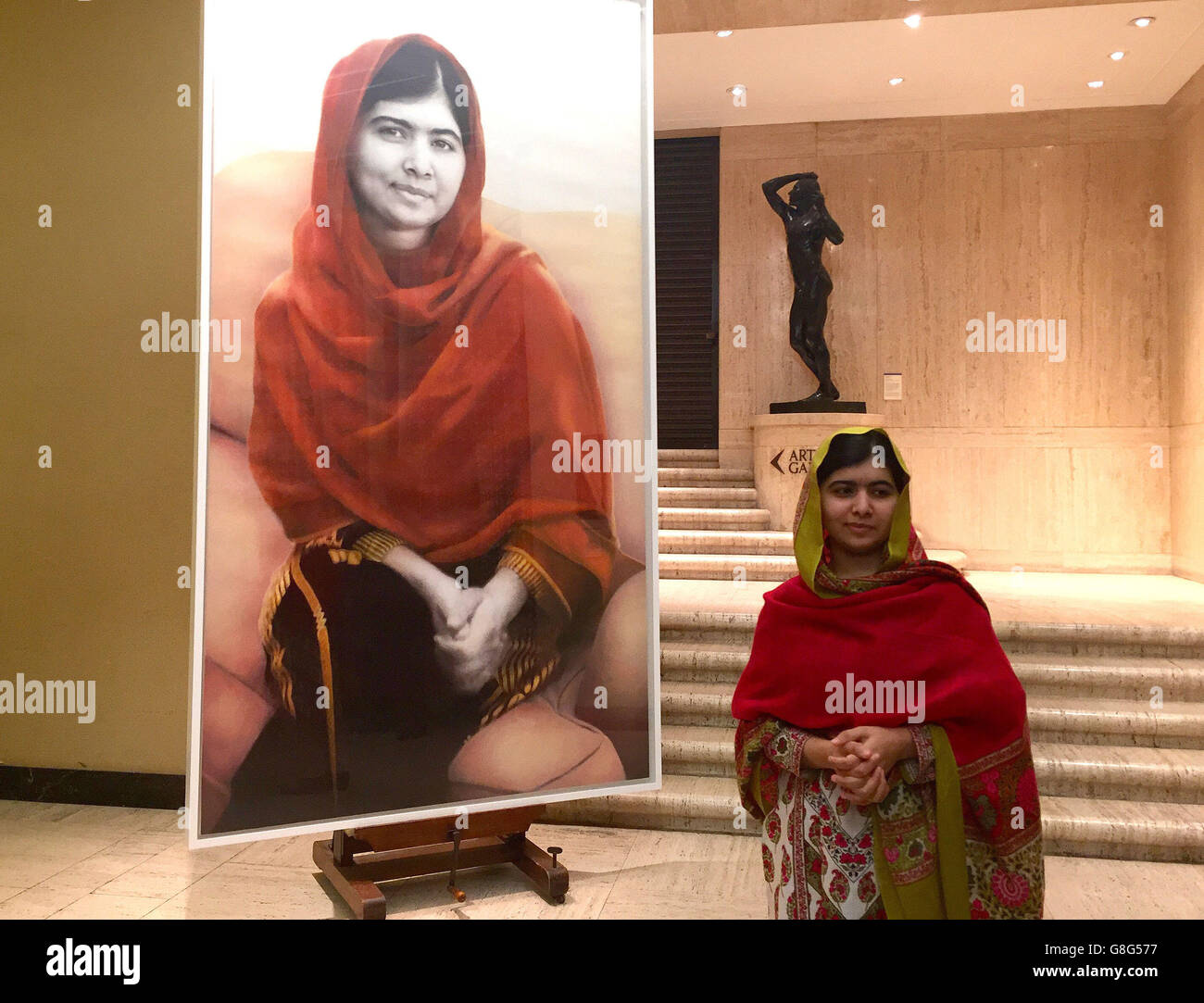 Portrait de malala yousafzai Banque de photographies et d’images à ...