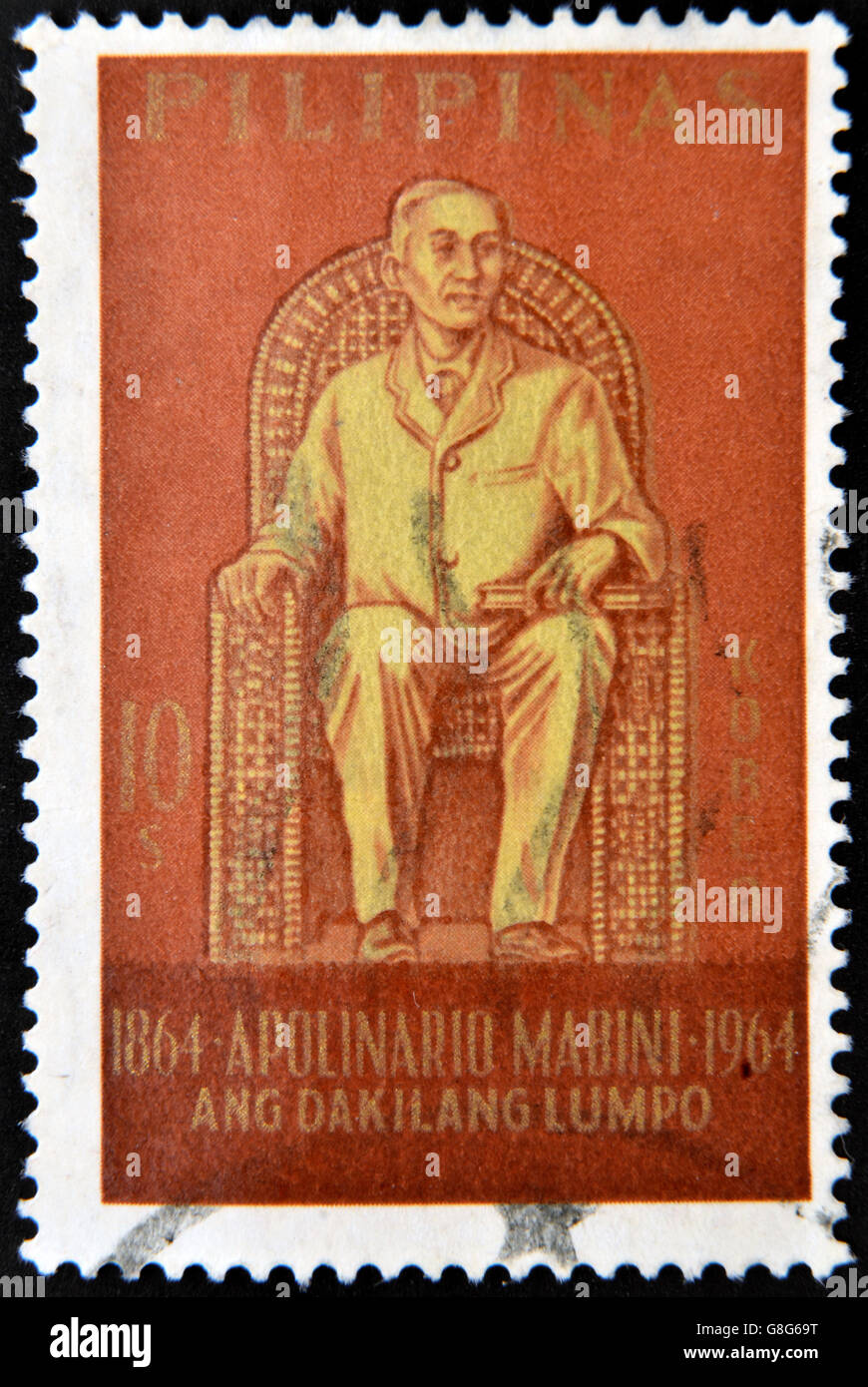 PHILIPPINES - circa 1964 : timbre imprimé aux Philippines montre ...