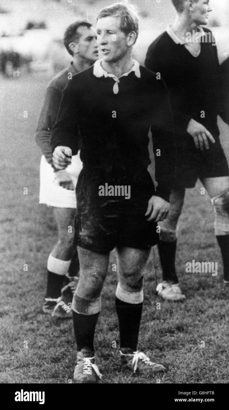 All blacks rugby Banque d'images noir et blanc - Alamy
