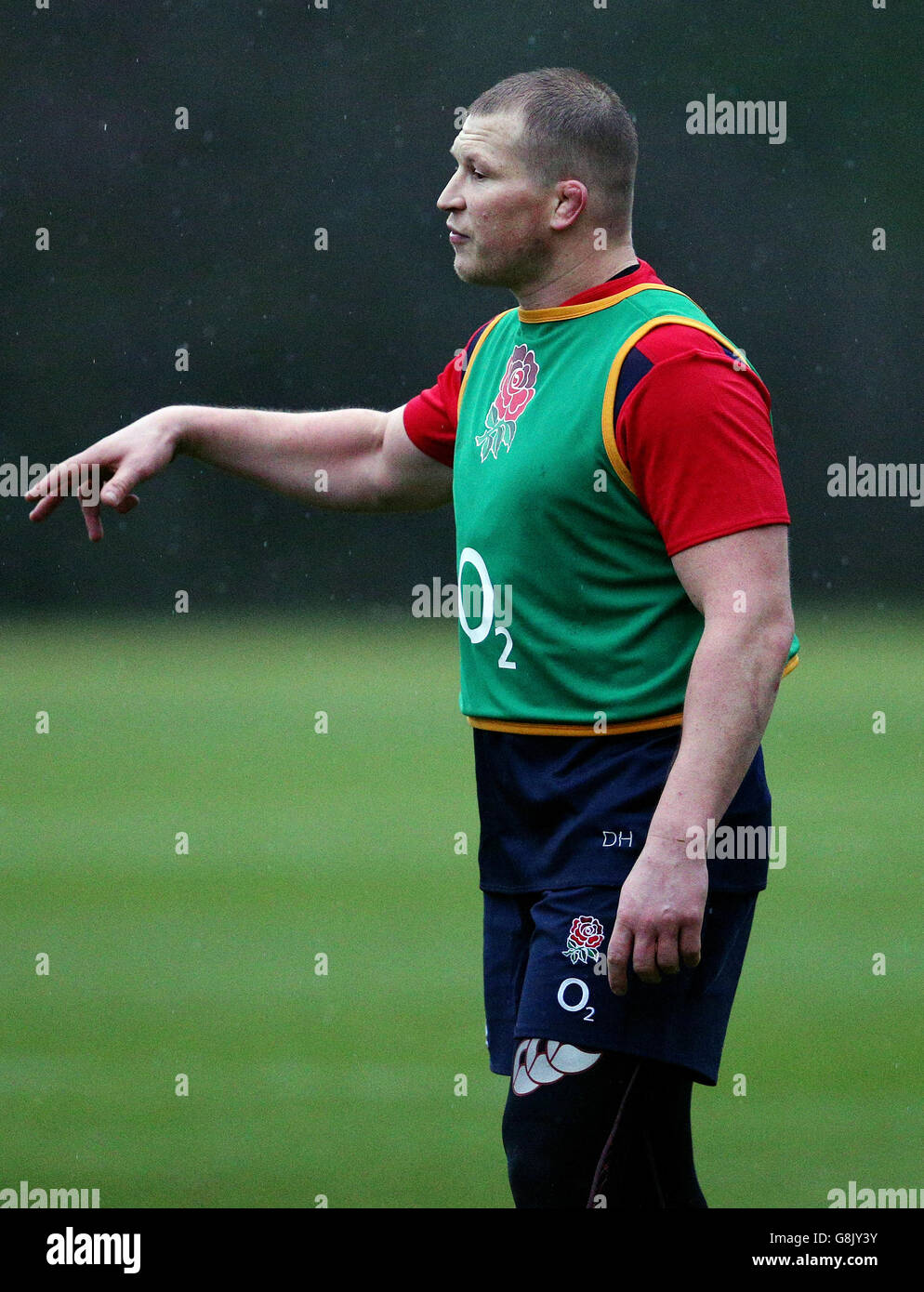 Angleterre capitaine dylan hartley pendant la session de formation au ...