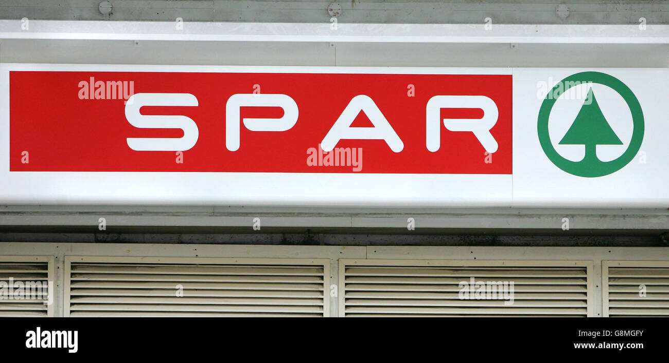 Spar shop au garage Banque de photographies et d’images à haute ...