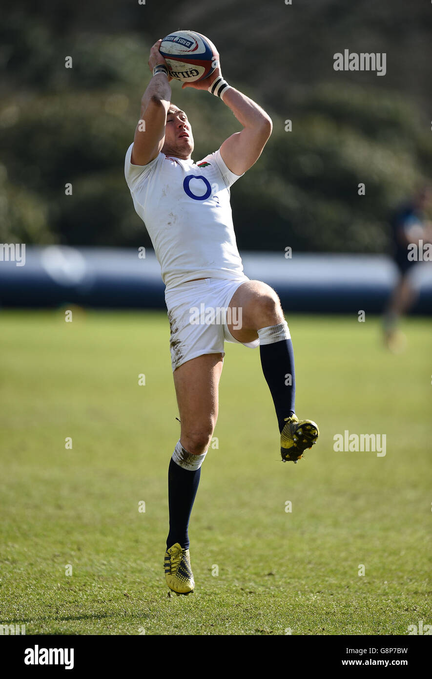 Angleterre mike brown session de formation pennyhill park Banque de ...